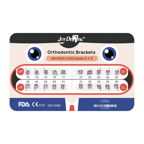 Brackets Mini Roth 0.022 W/H 345 Joy Dental